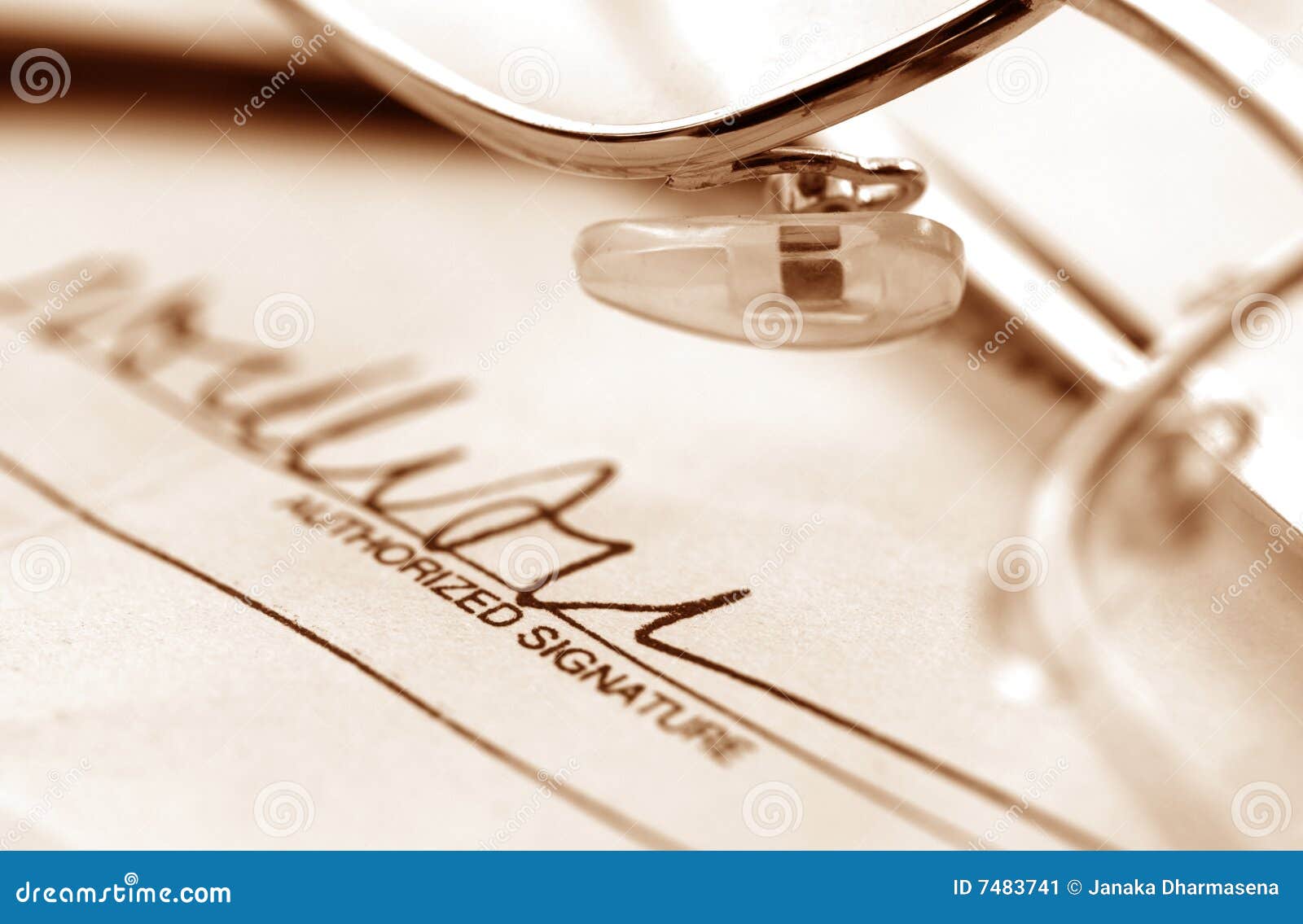 Signature stock image. Image of legal, correspondence - 7483741