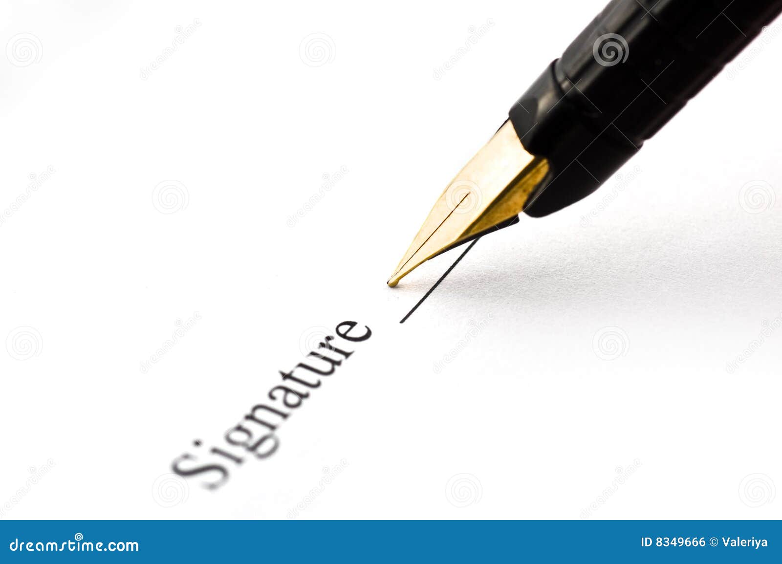 Signature stock photo. Image of gold, security, financial - 8349666