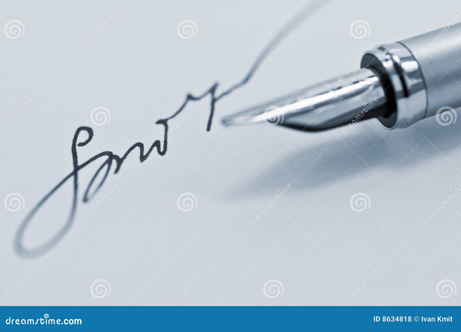 Signature stock photo. Image of signup, calligraphy, sign - 8634818
