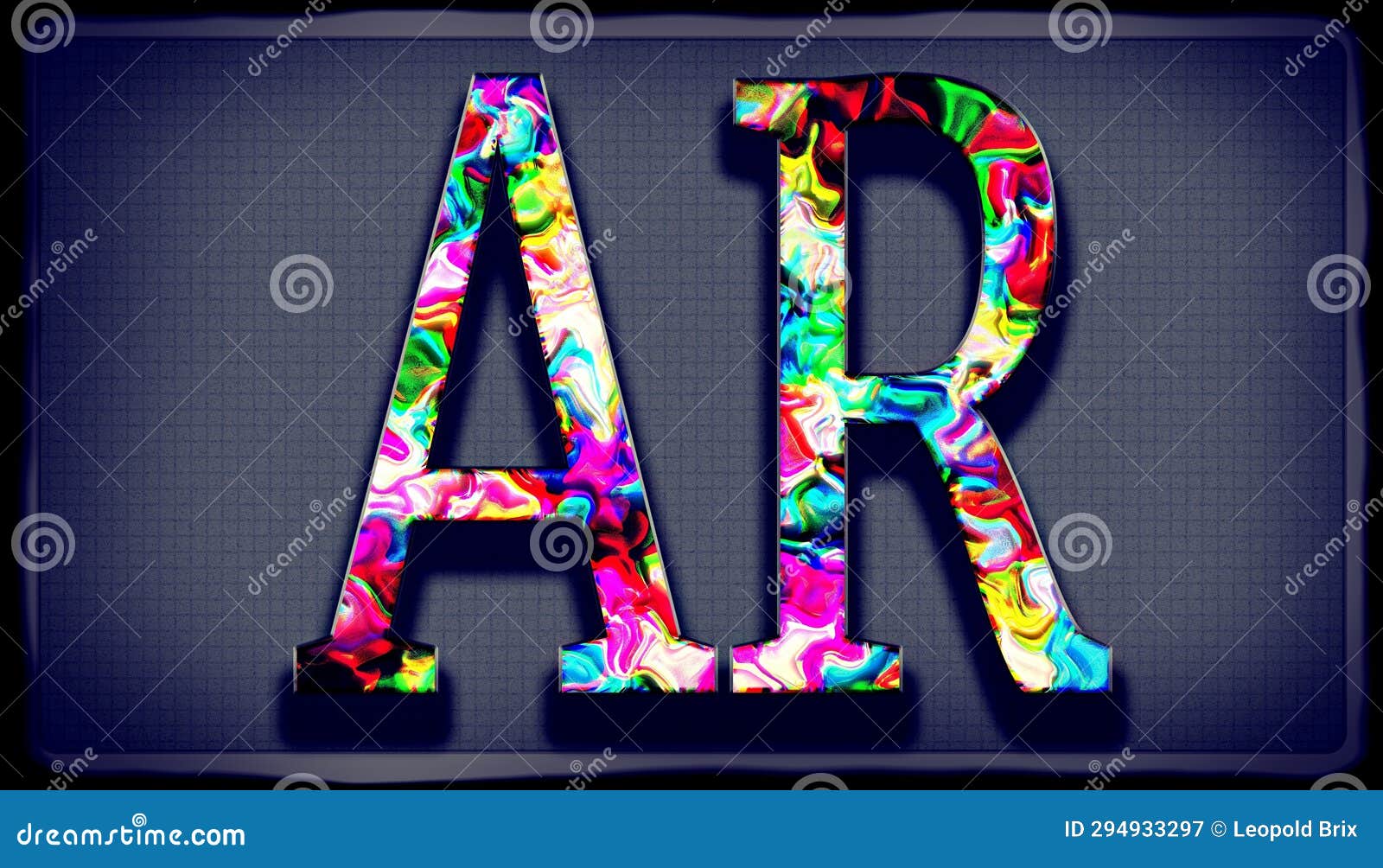 Signature AR painter rough stock illustration. Illustration of ...