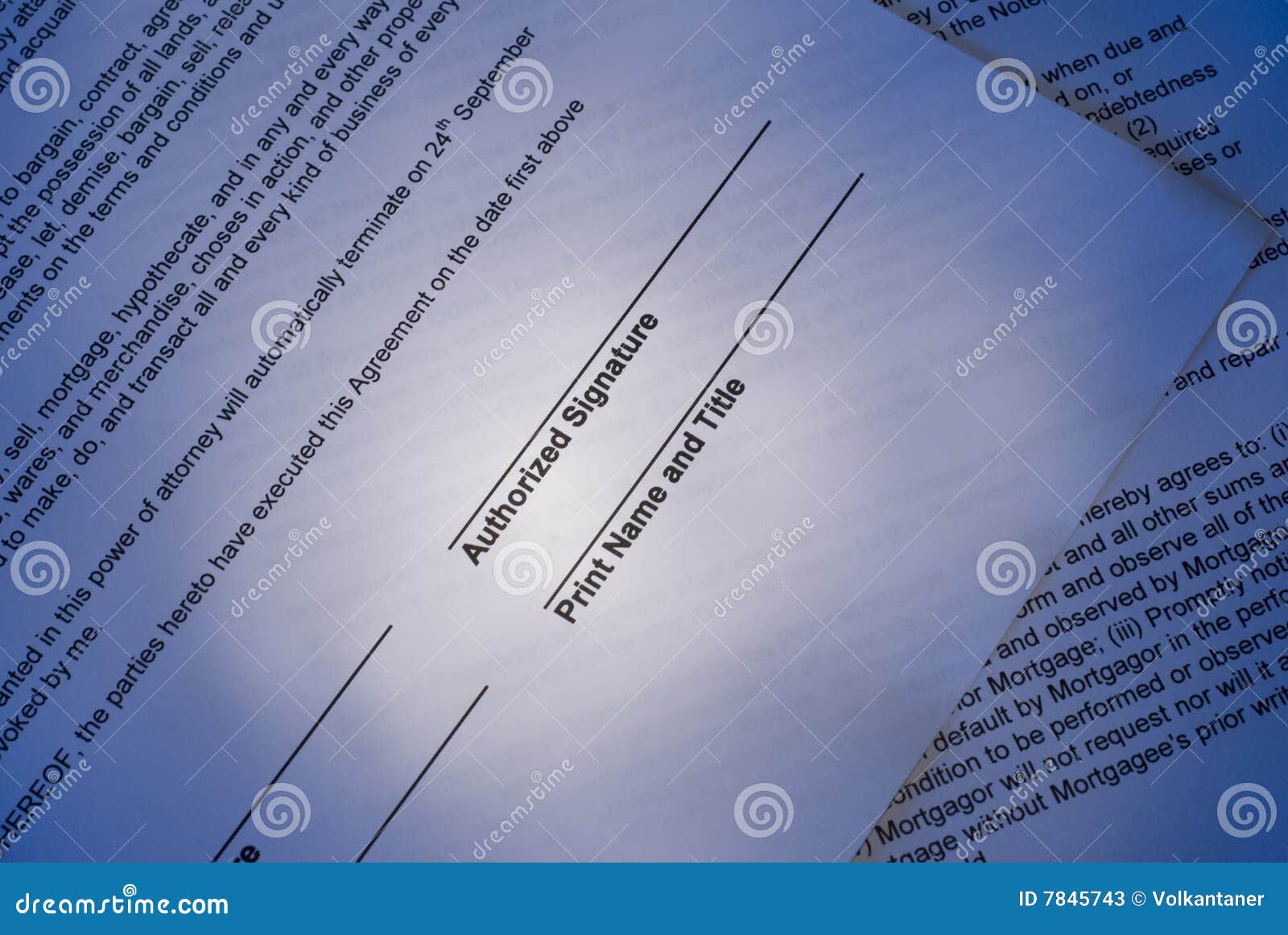 Signature area stock image. Image of corporate, finance - 7845743