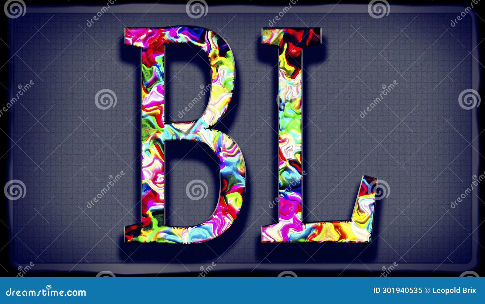 Signature BL Painter Rough Royalty-Free Stock Photo | CartoonDealer.com ...