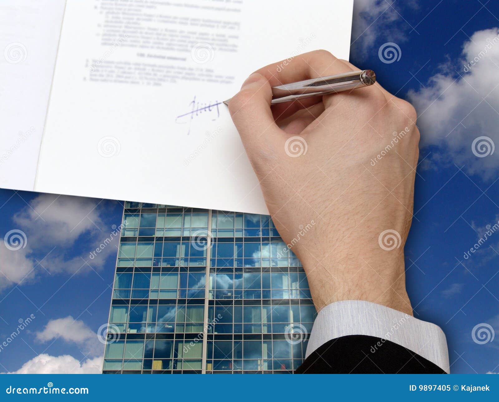 Signature of Business Contract Stock Image - Image of legal, market ...