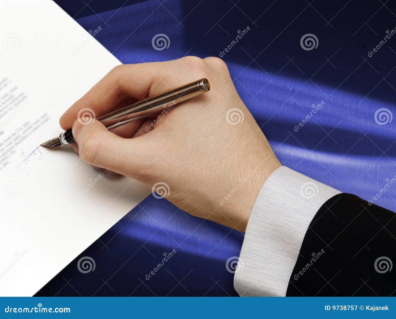 Signature of Bussiness Project Stock Image - Image of doctor, signature ...