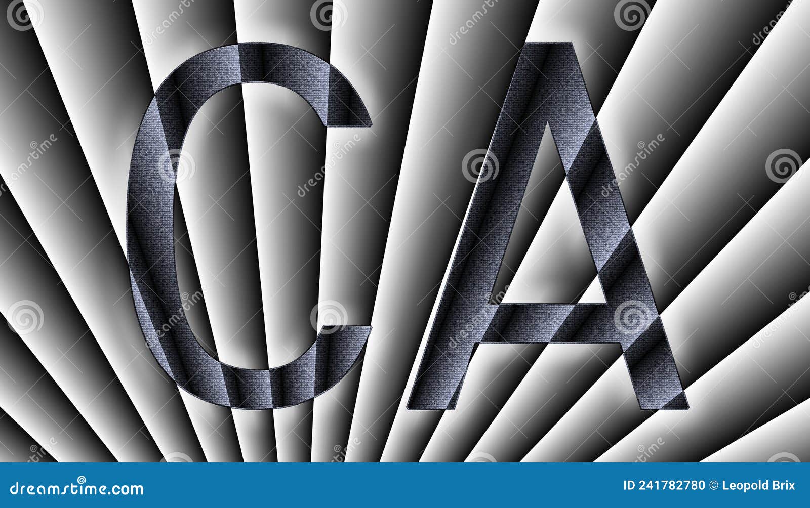 Signature CA , corner grad stock illustration. Illustration of monogram ...