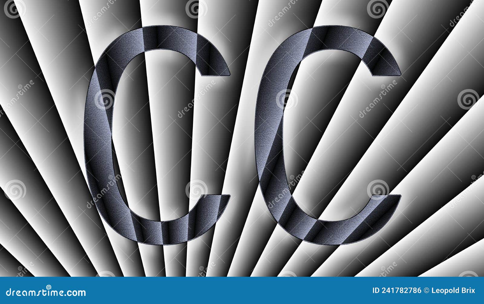 Signature CC , corner grad stock illustration. Illustration of capital ...