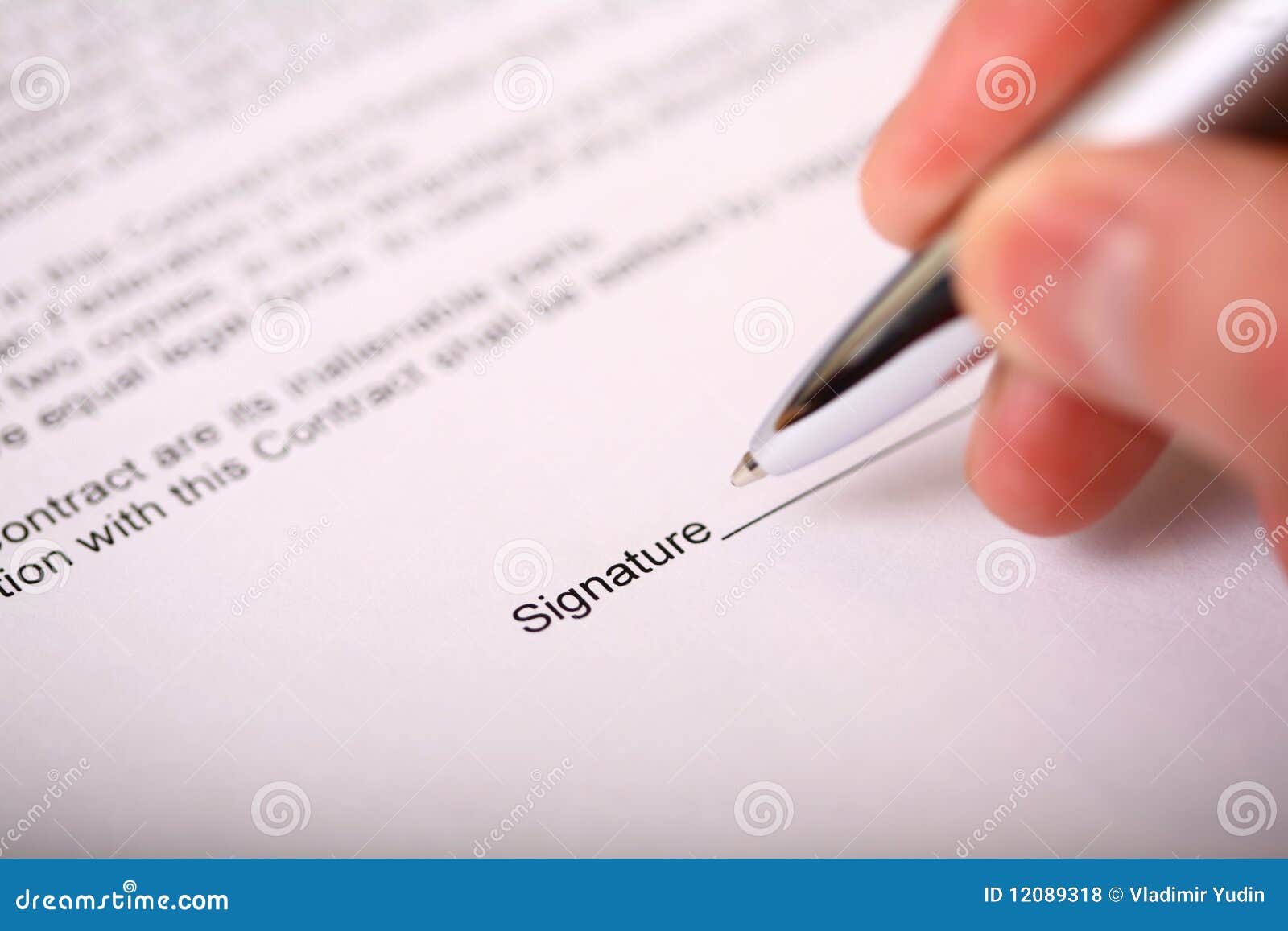 Signature. Close-up. stock photo. Image of handwriting - 12089318