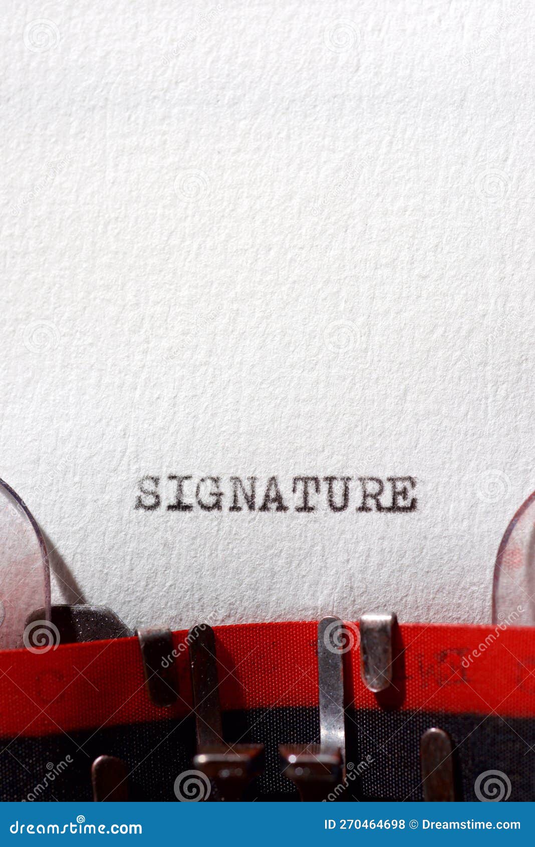Signature concept view stock photo. Image of identification - 270464698