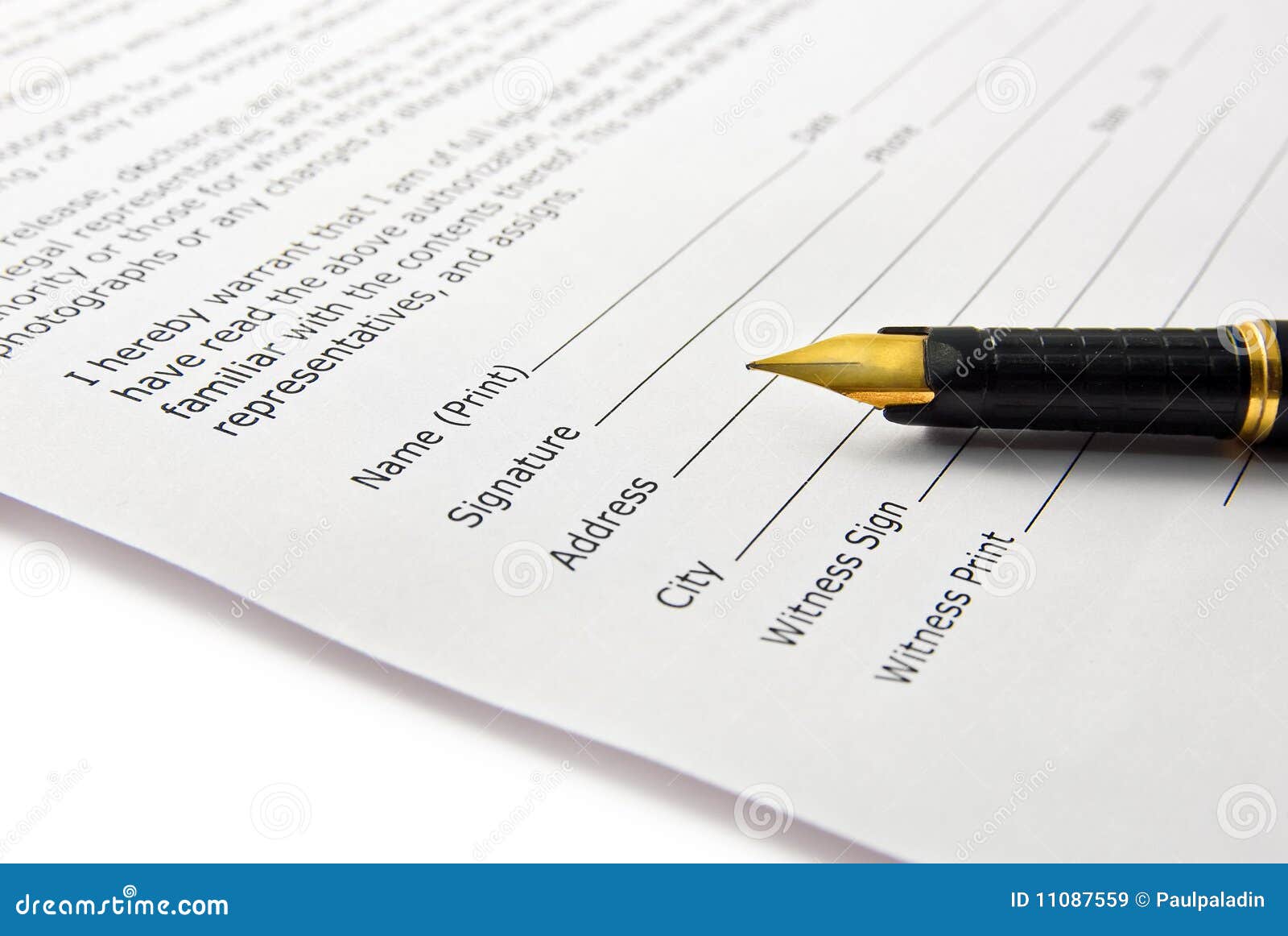 Signature in document stock image. Image of sign, finance - 11087559