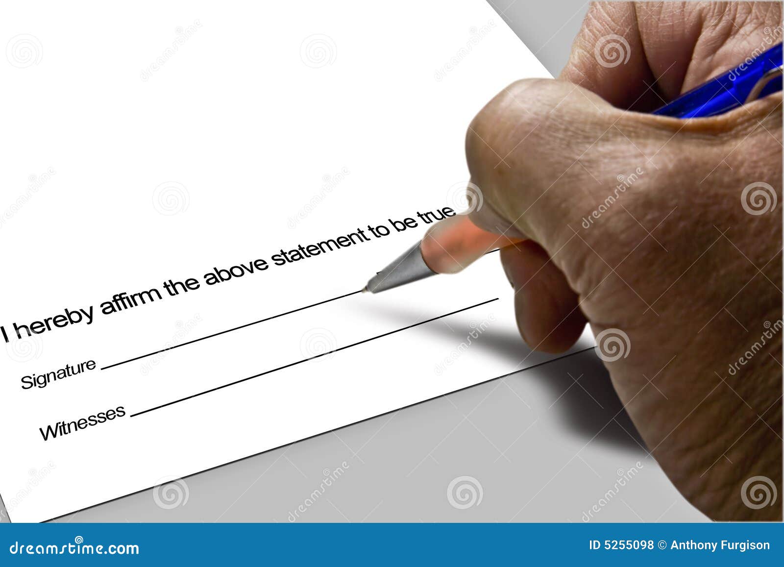 Signature on Document stock photo. Image of ideas, word - 5255098