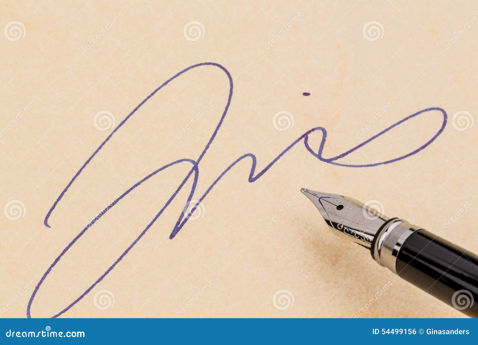 Signature Et Un Stylo Plume Photos Stock - Téléchargez 487 Photos ...