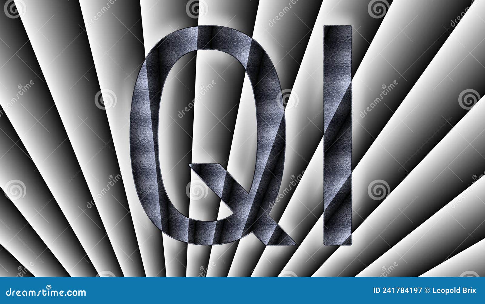 Signature QI , corner grad stock illustration. Illustration of ornate ...