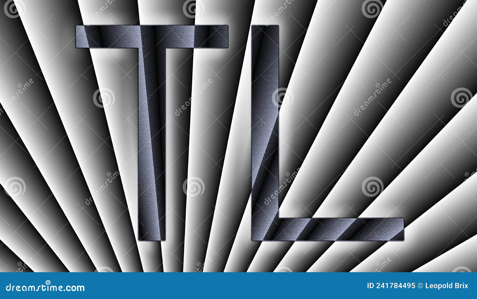 Signature TL , corner grad stock illustration. Illustration of arts ...