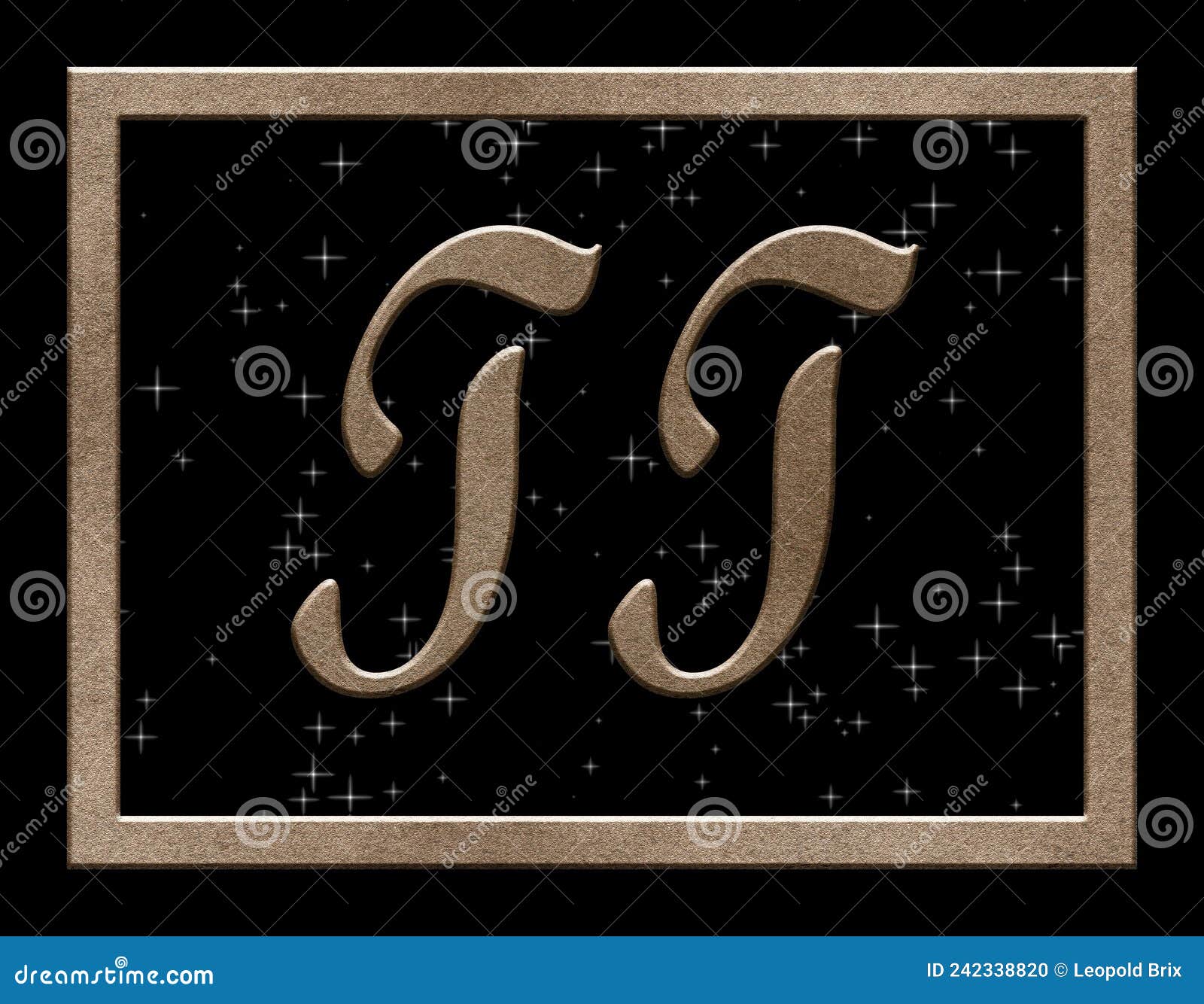 Signature TT , crystal stock illustration. Illustration of ...