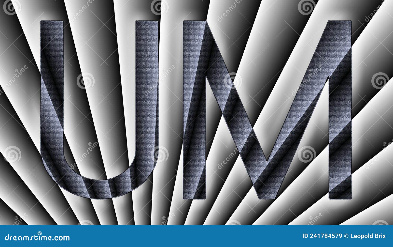 Signature UM , corner grad stock illustration. Illustration of ...