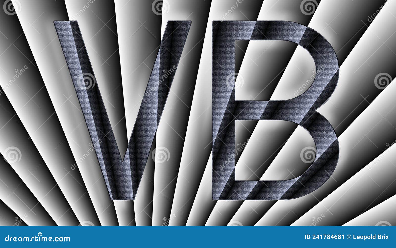 Signature VB , corner grad stock illustration. Illustration of ornate ...