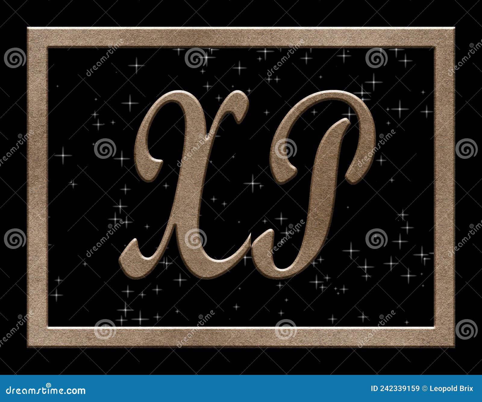 Signature XP , crystal stock illustration. Illustration of graphic ...