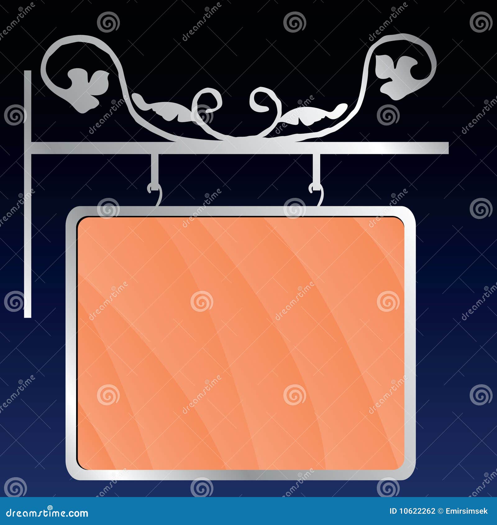 Signboard stock vector. Illustration of place, advice - 10622262