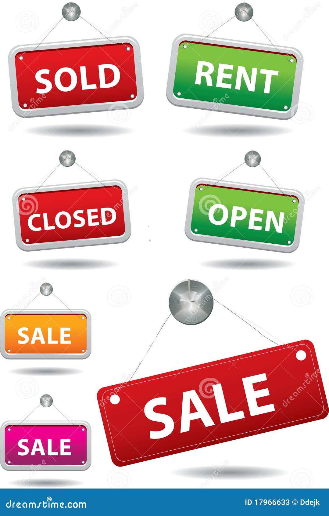 Signboard stock vector. Illustration of green, sale, clip - 17966633