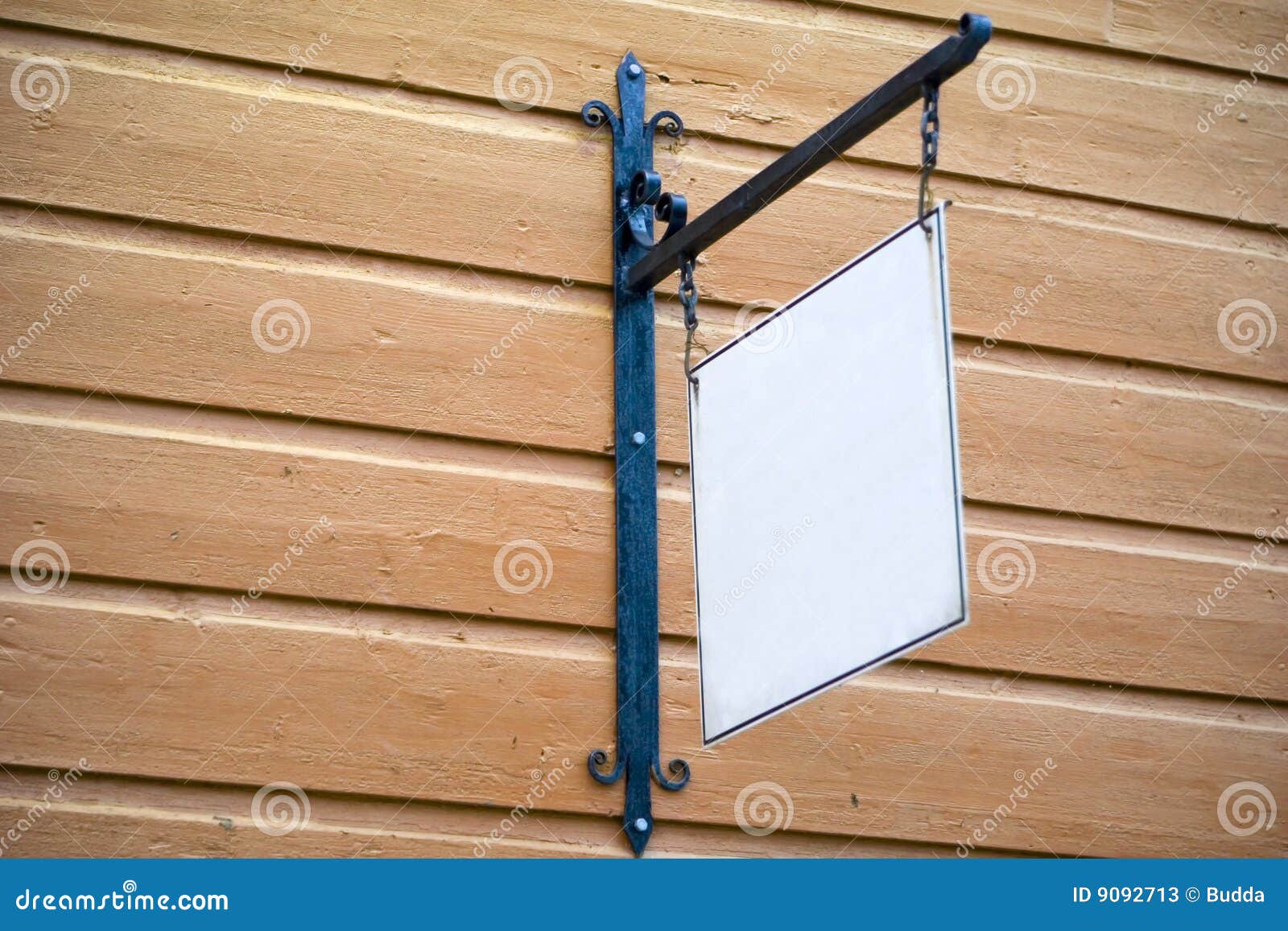 Signboard stock image. Image of wall, empty, signboard - 9092713
