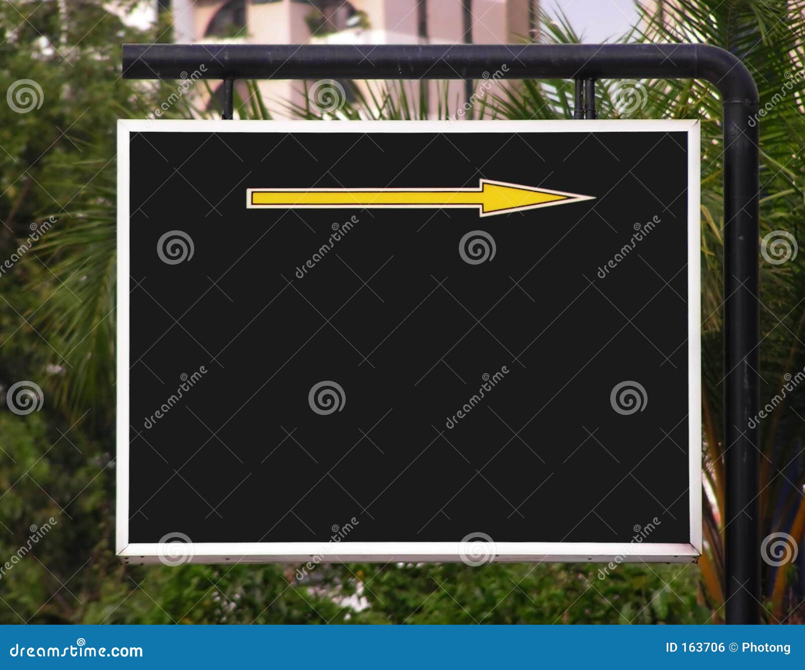 Signboard arrow stock photo. Image of billboard, pointing - 163706