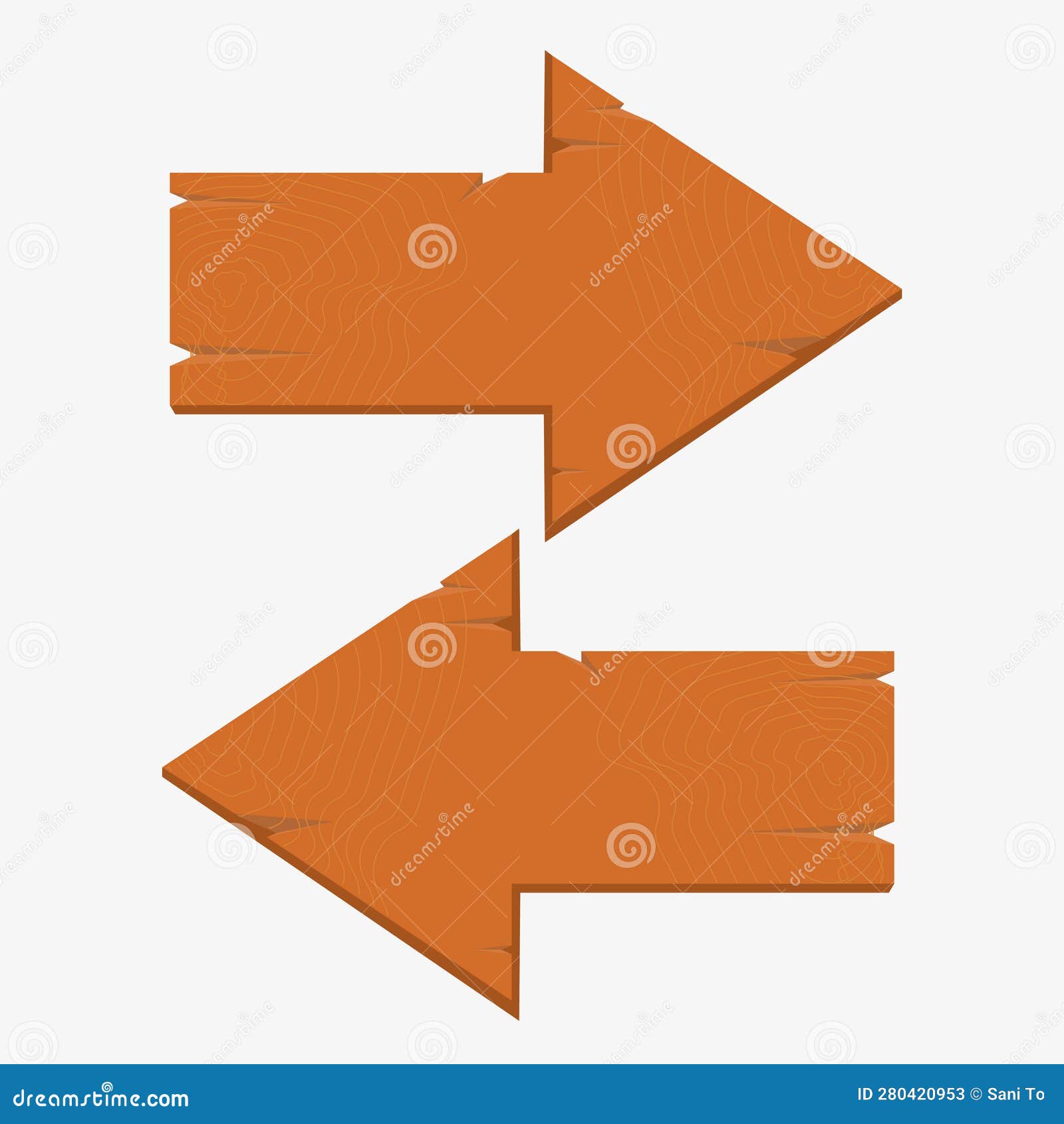 Signboard Arrow Vector Illustration File Stock Vector - Illustration of ...