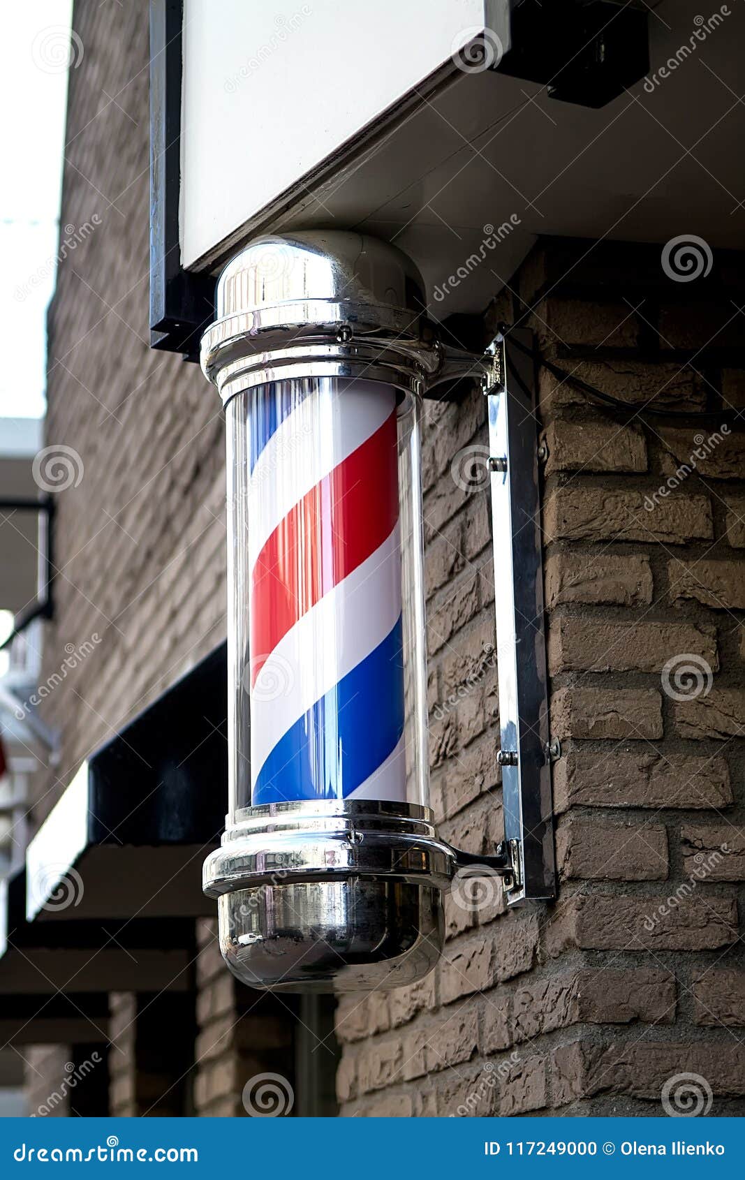 Signboard of barber stock photo. Image of haircut, design - 117249000