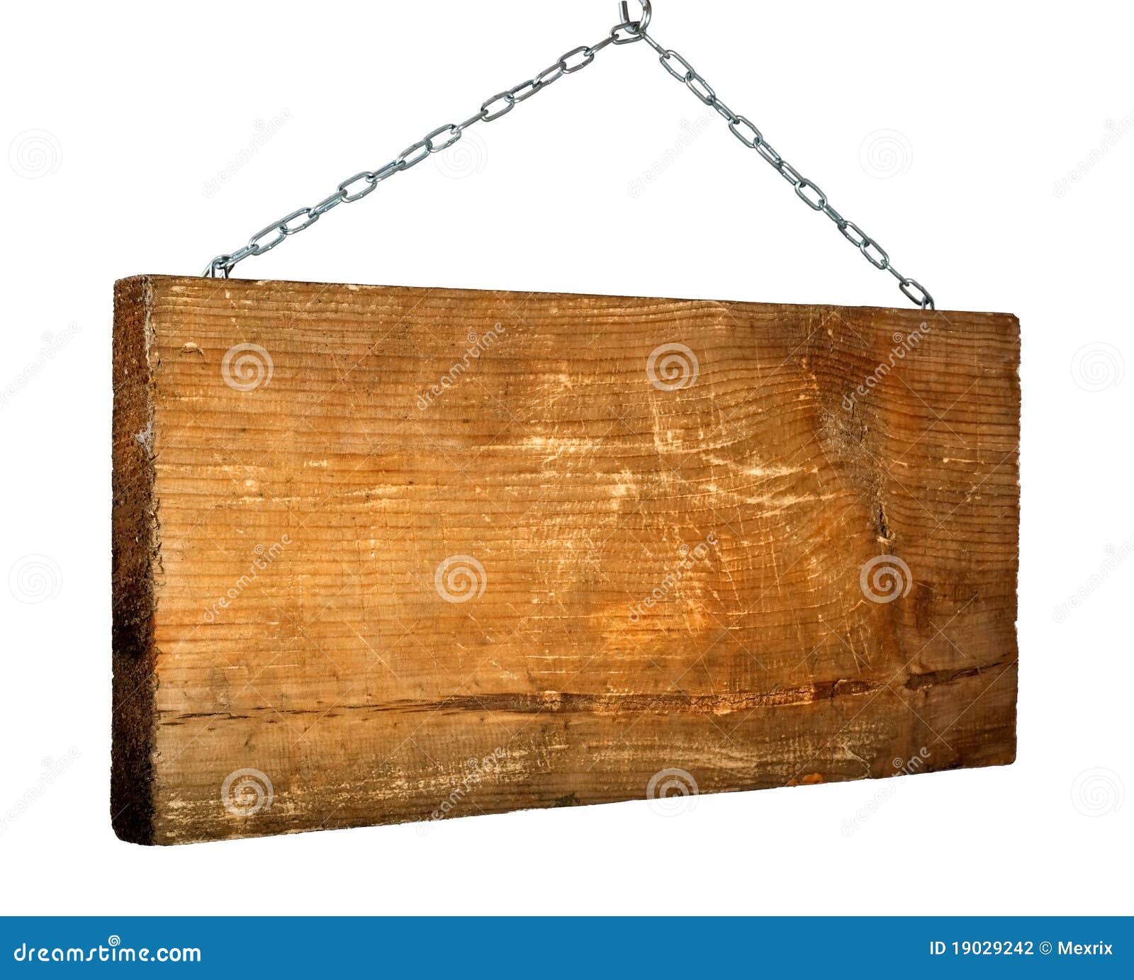 Signboard on chain stock photo. Image of placard, directional - 19029242