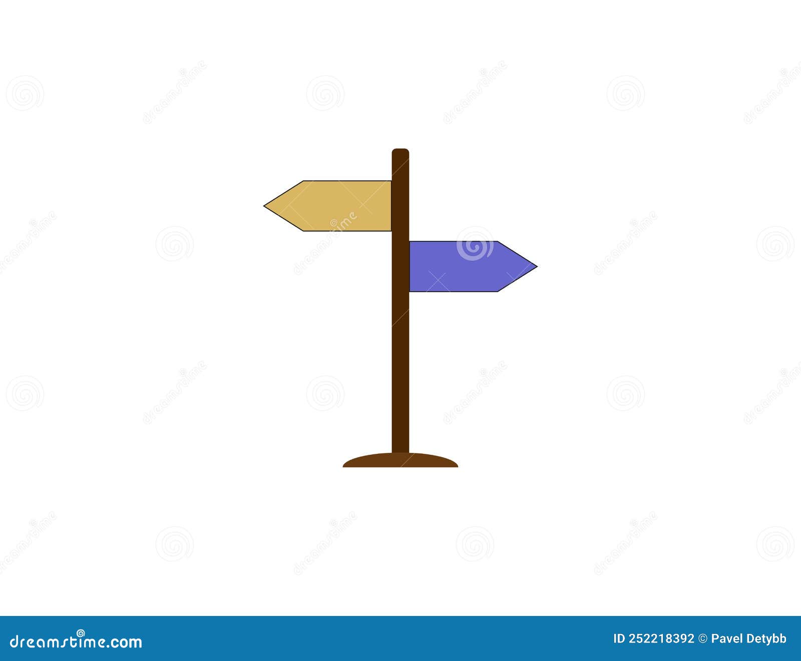 Signboard, Directions Icon. Vector Illustration. Stock Vector ...