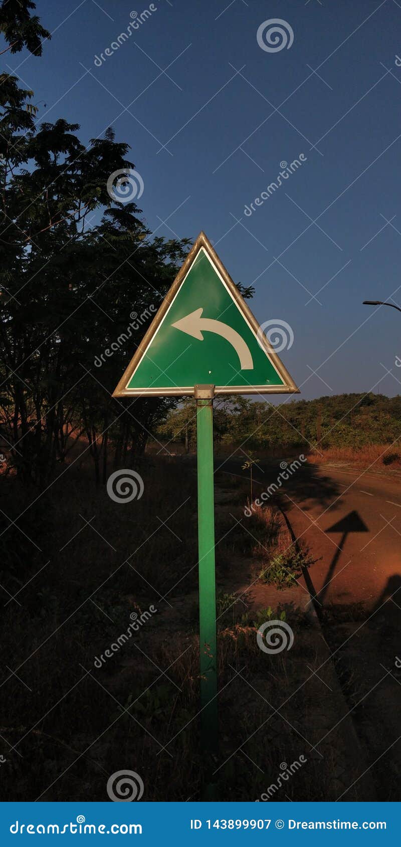 Signboard stock image. Image of left, signboard, triangle - 143899907