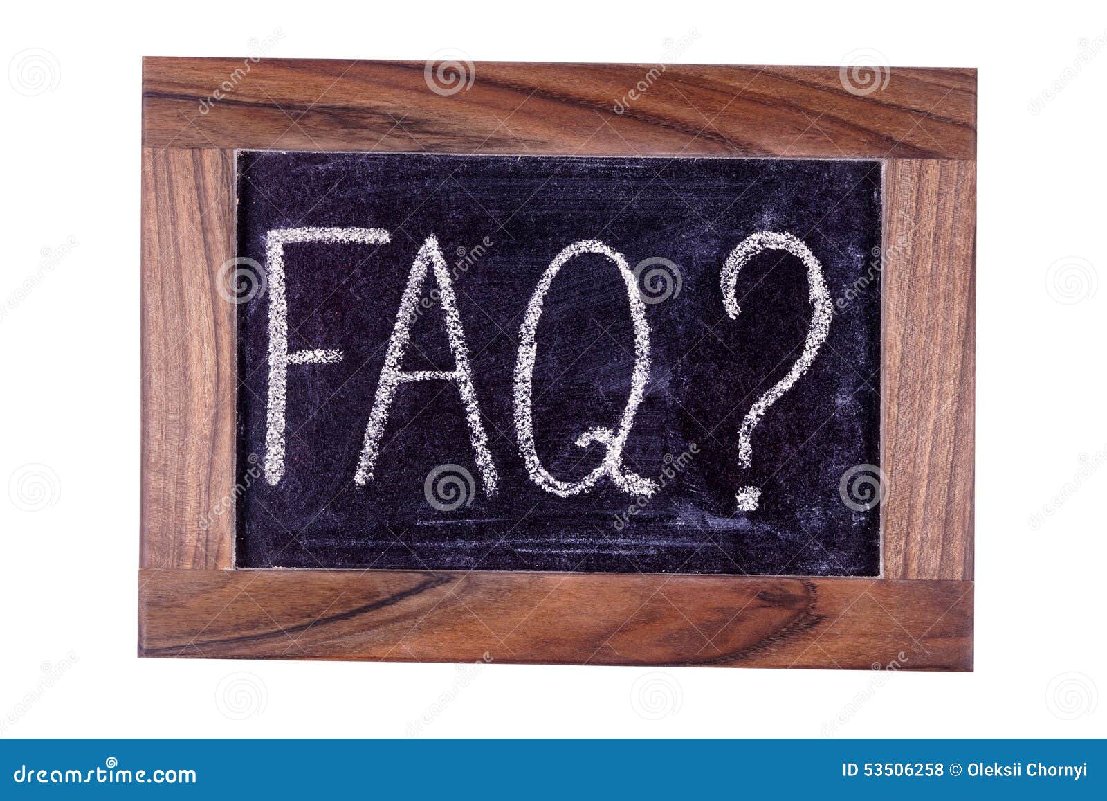 Signboard FAQ. Written in Chalk. Stock Photo - Image of help, problem ...