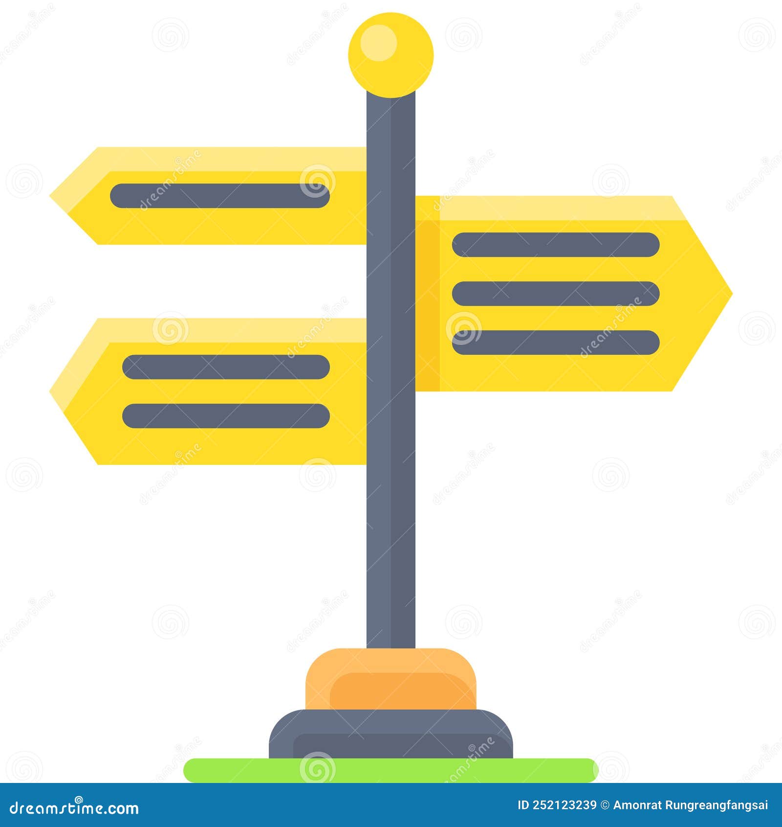 Signboard Icon, Location Map and Navigation Vector Stock Vector ...