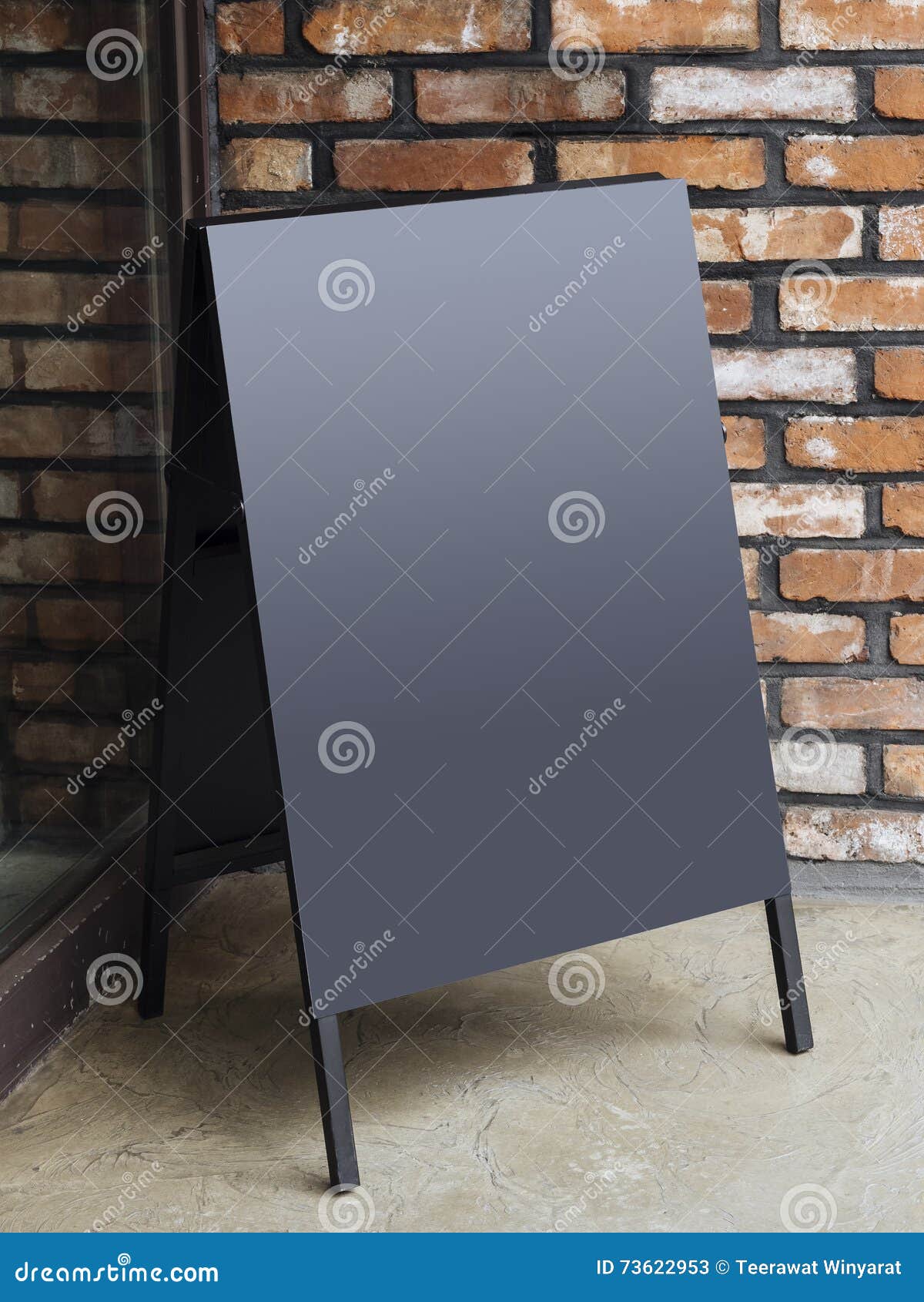 Hipster Signboard. Handwritten Colors Letters Word. Light Blue Backgr ...