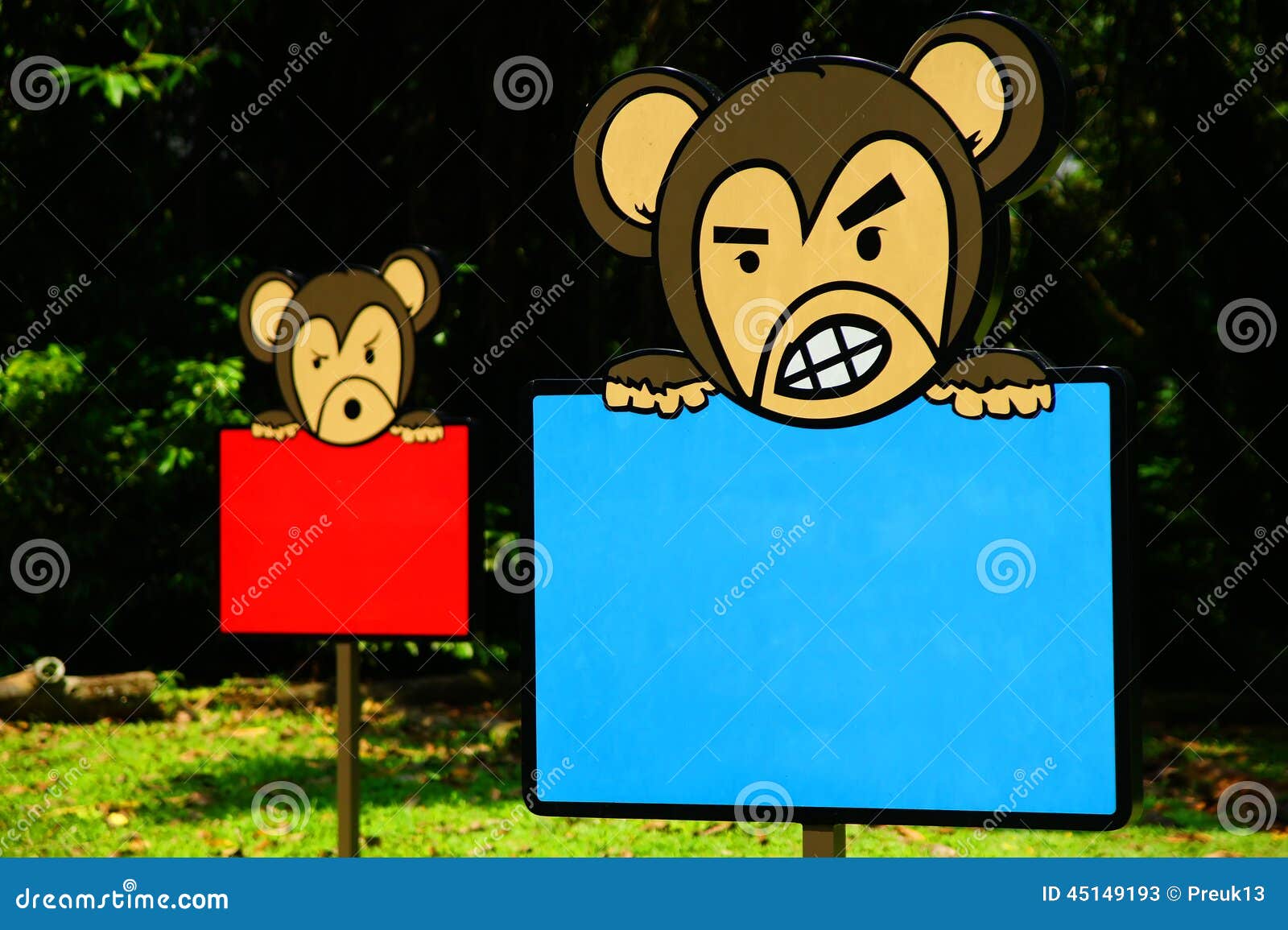 Signboard stock image. Image of metal, billboard, park - 45149193