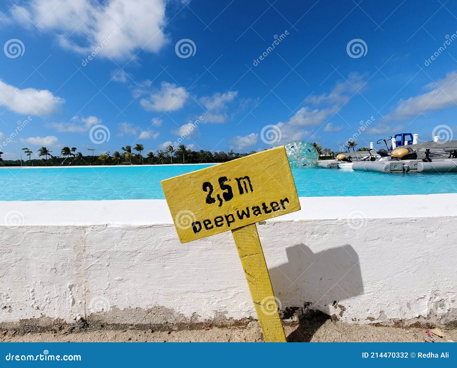 Signboard Warning At Swimming Pool Stock Image | CartoonDealer.com ...