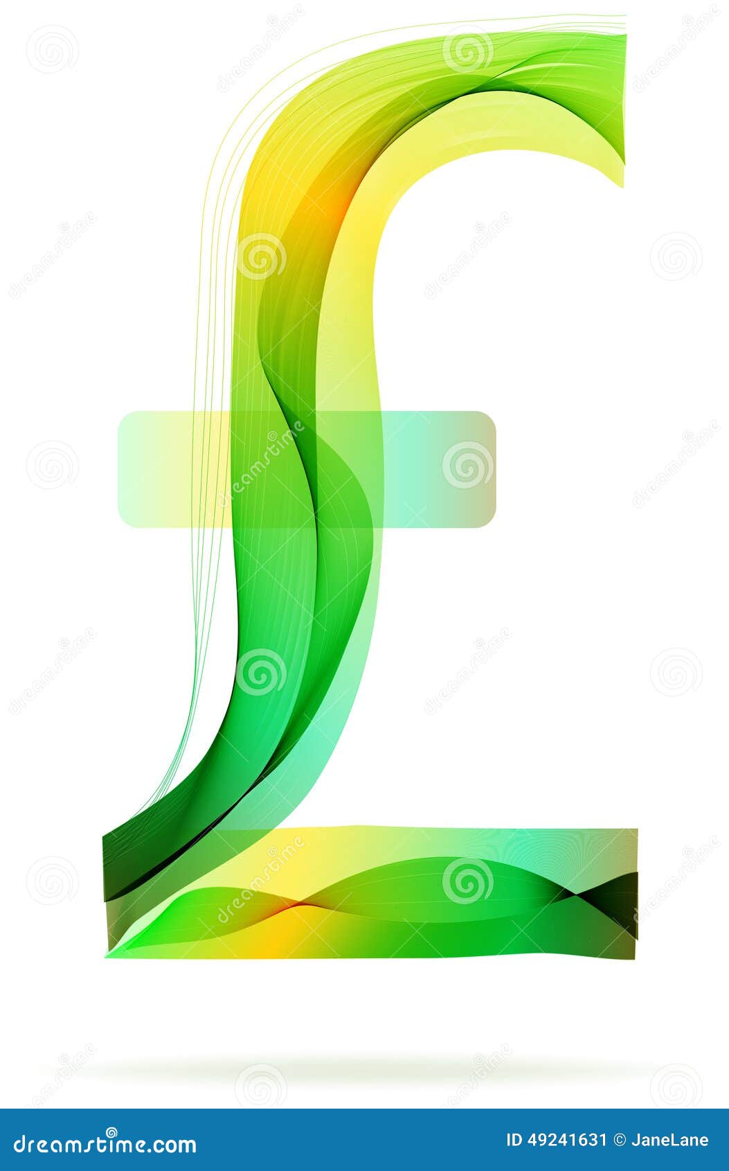 Signe Abstrait Vert De Frank Illustration de Vecteur - Illustration du ...