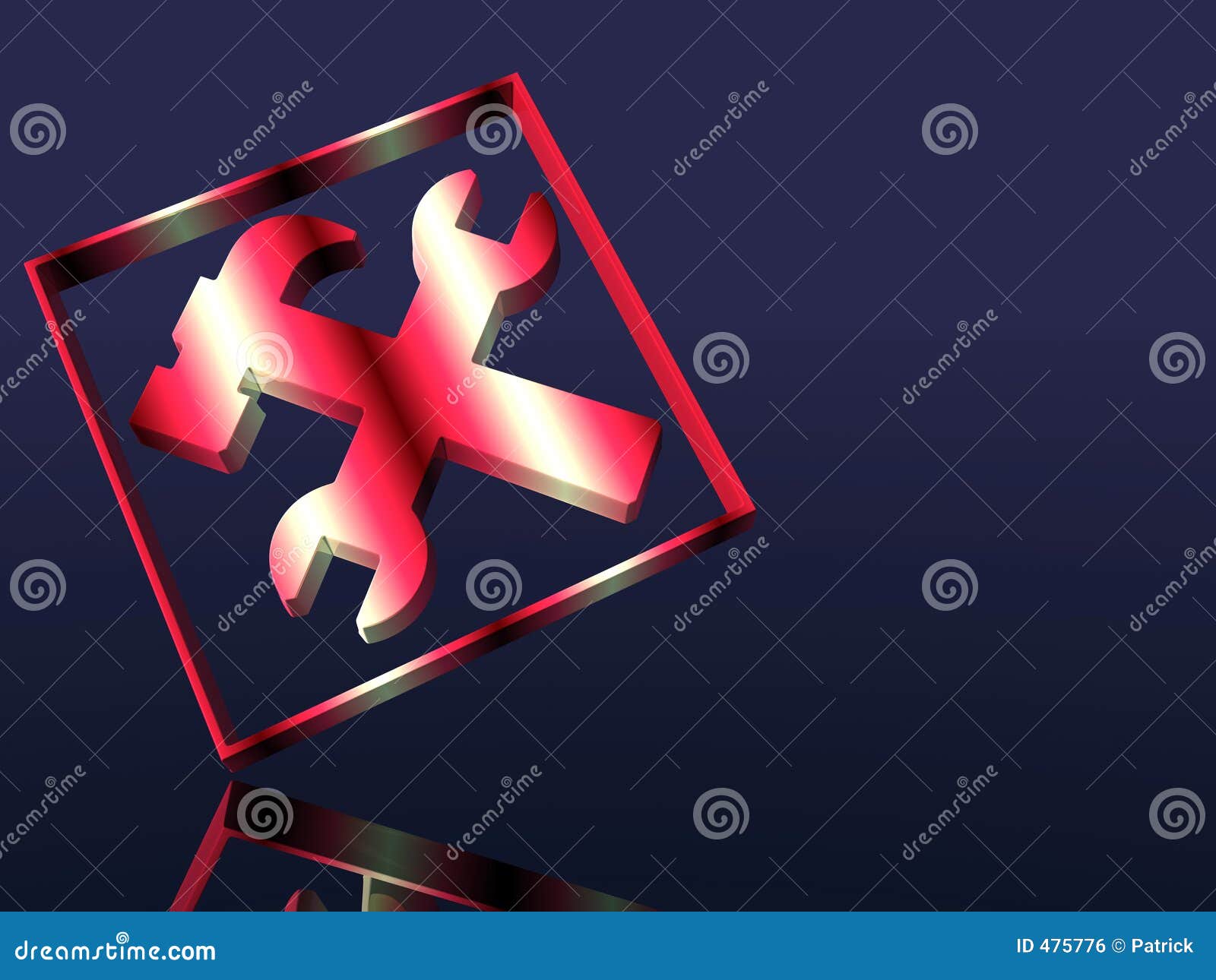 Signe Alerte, Chantier De Construction. Illustration Stock ...