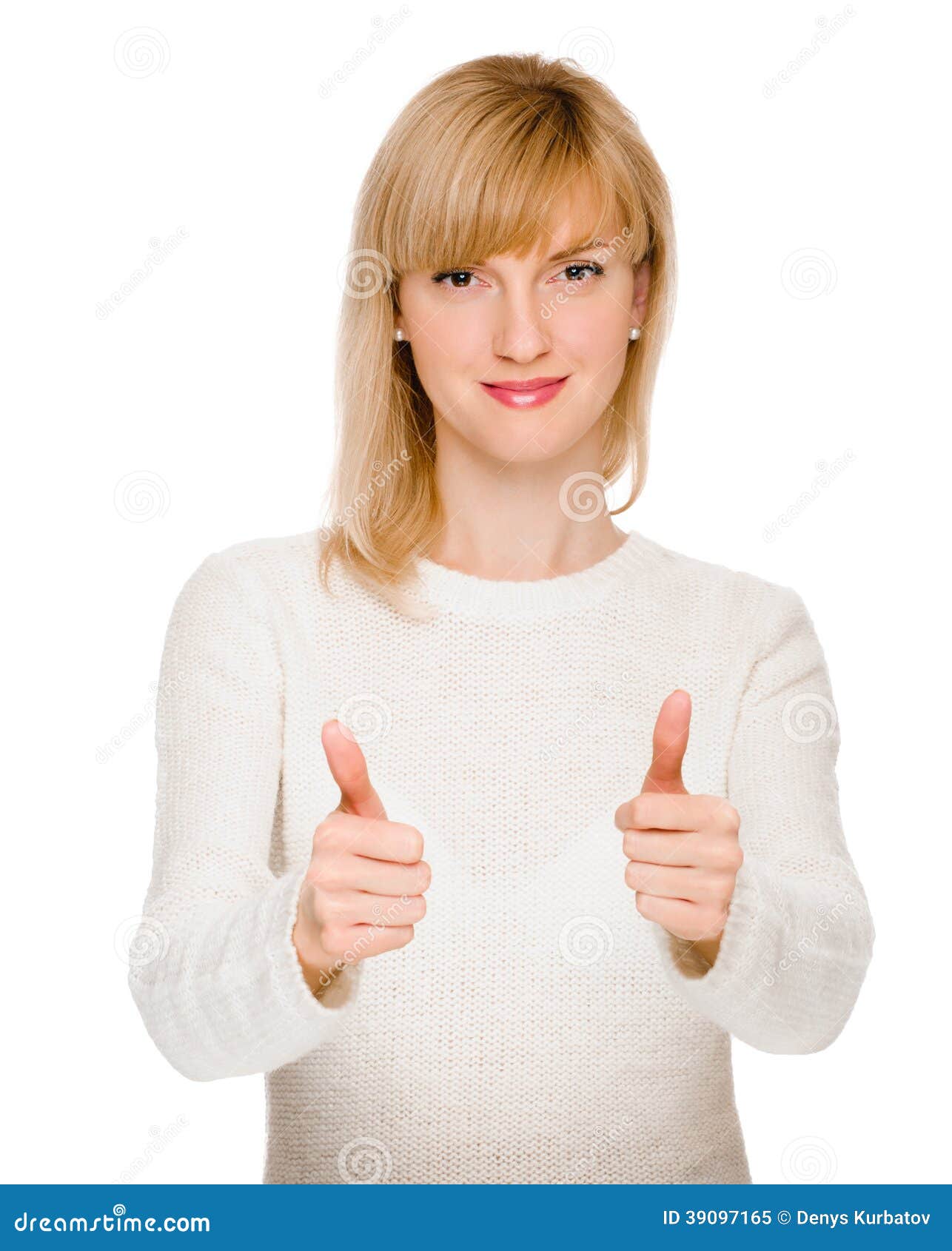 Signe bon image stock. Image du geste, expression, beauté - 39097165