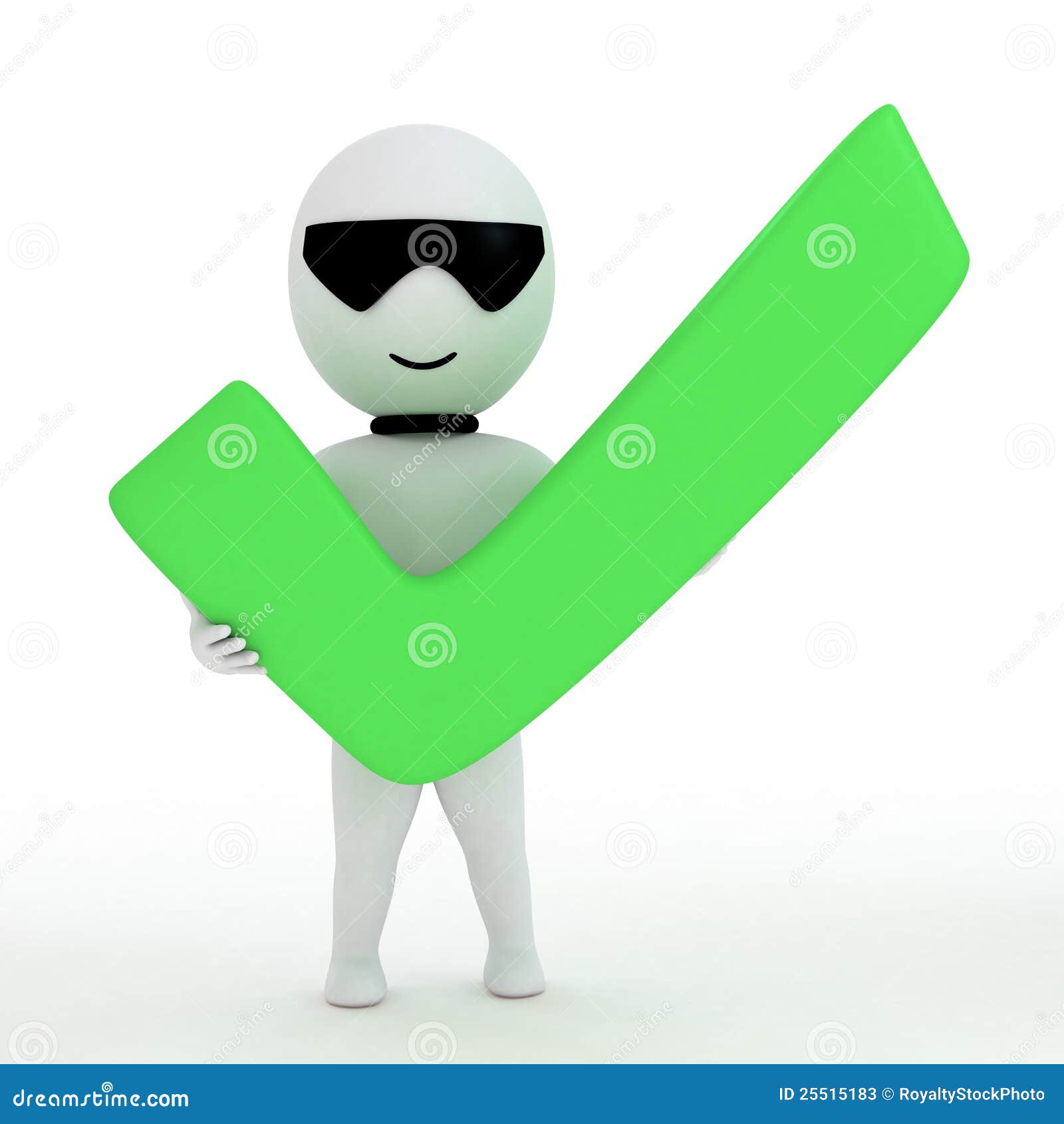 Signe correct illustration stock. Illustration du idée - 25515183