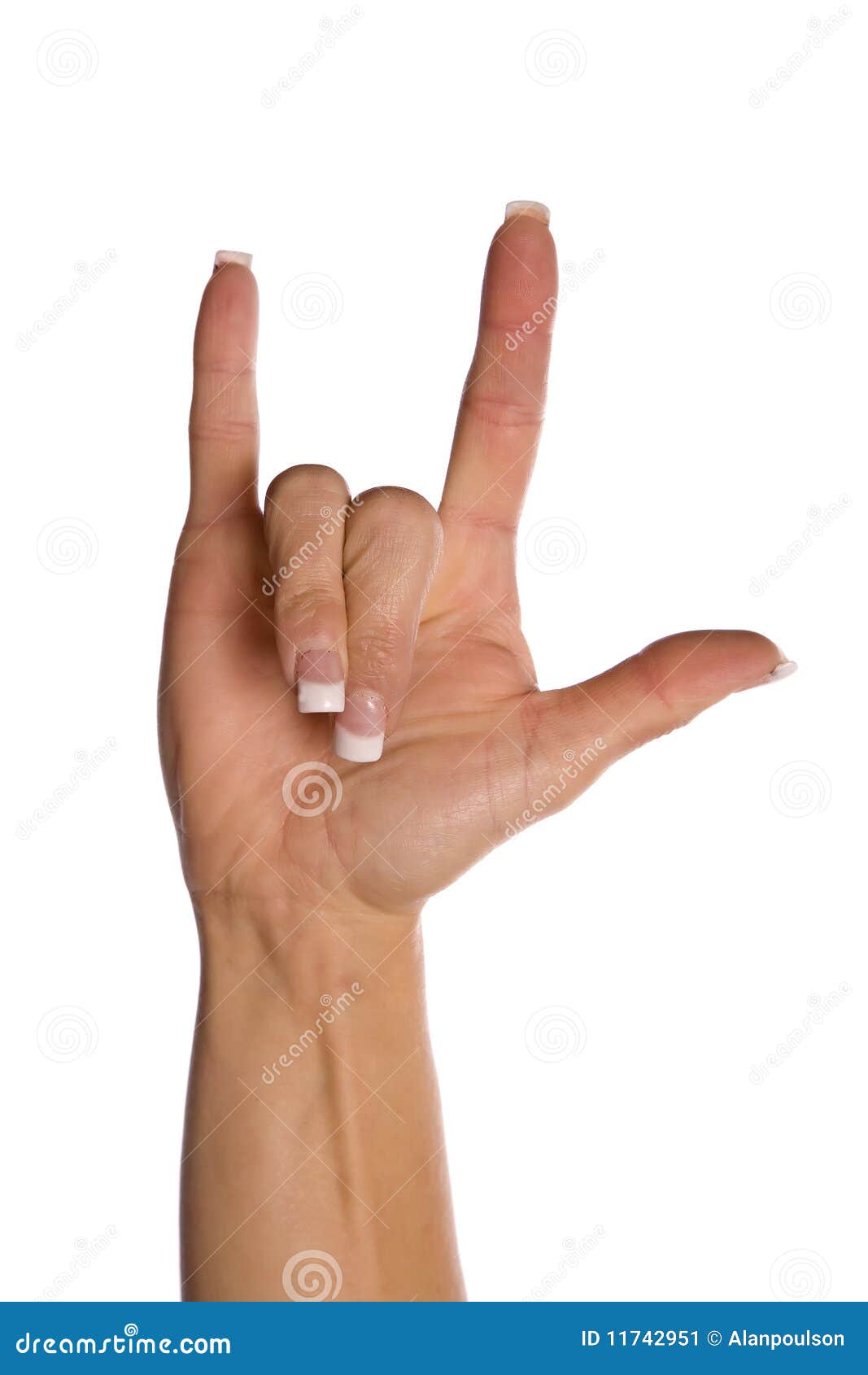 Signe d'amour de main image stock. Image du beau, contact - 11742951