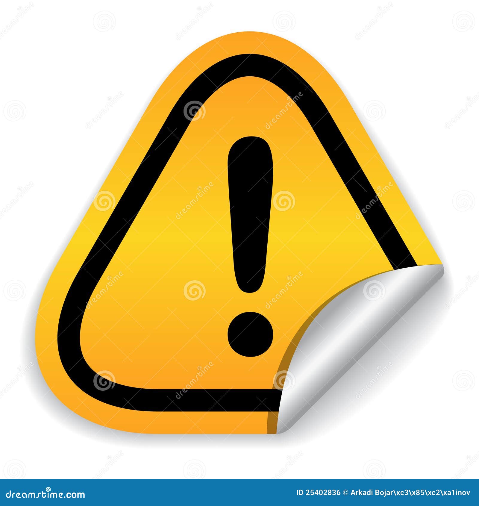 Signe d'attention illustration de vecteur. Illustration du important ...