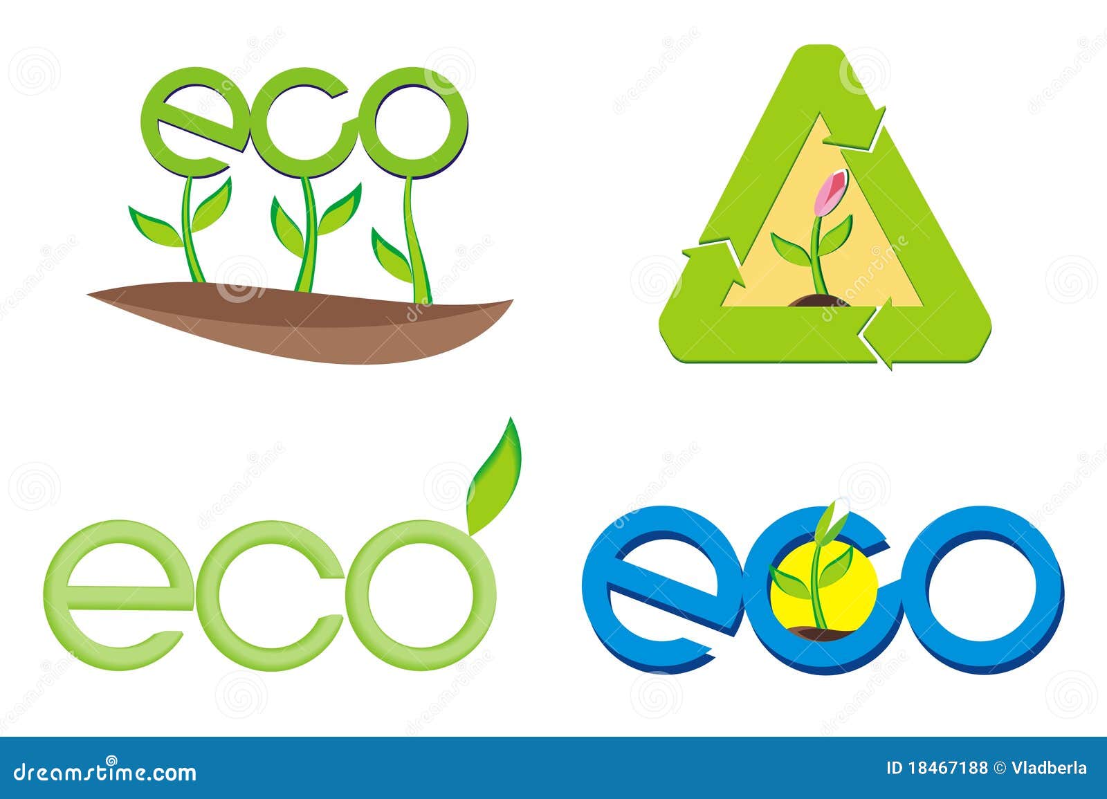 Signe d'Eco illustration de vecteur. Illustration du propre - 18467188