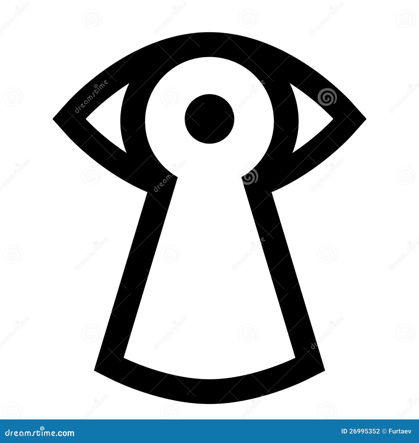 Signe d'espion illustration de vecteur. Illustration du pictogramme ...