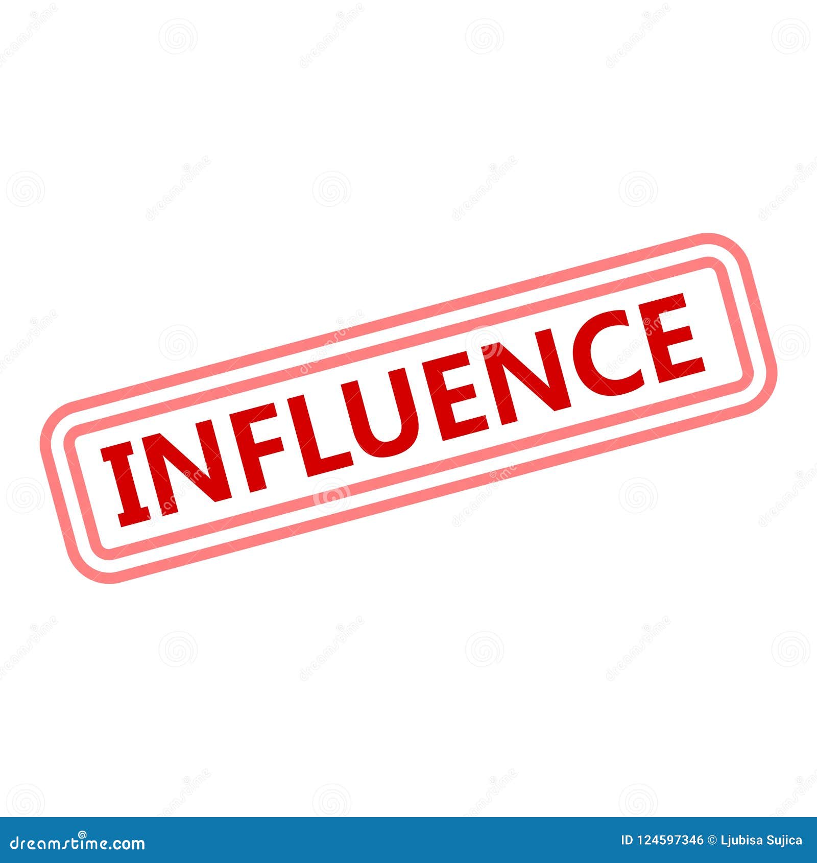 Signe D'influence, Influence Word Illustration de Vecteur ...