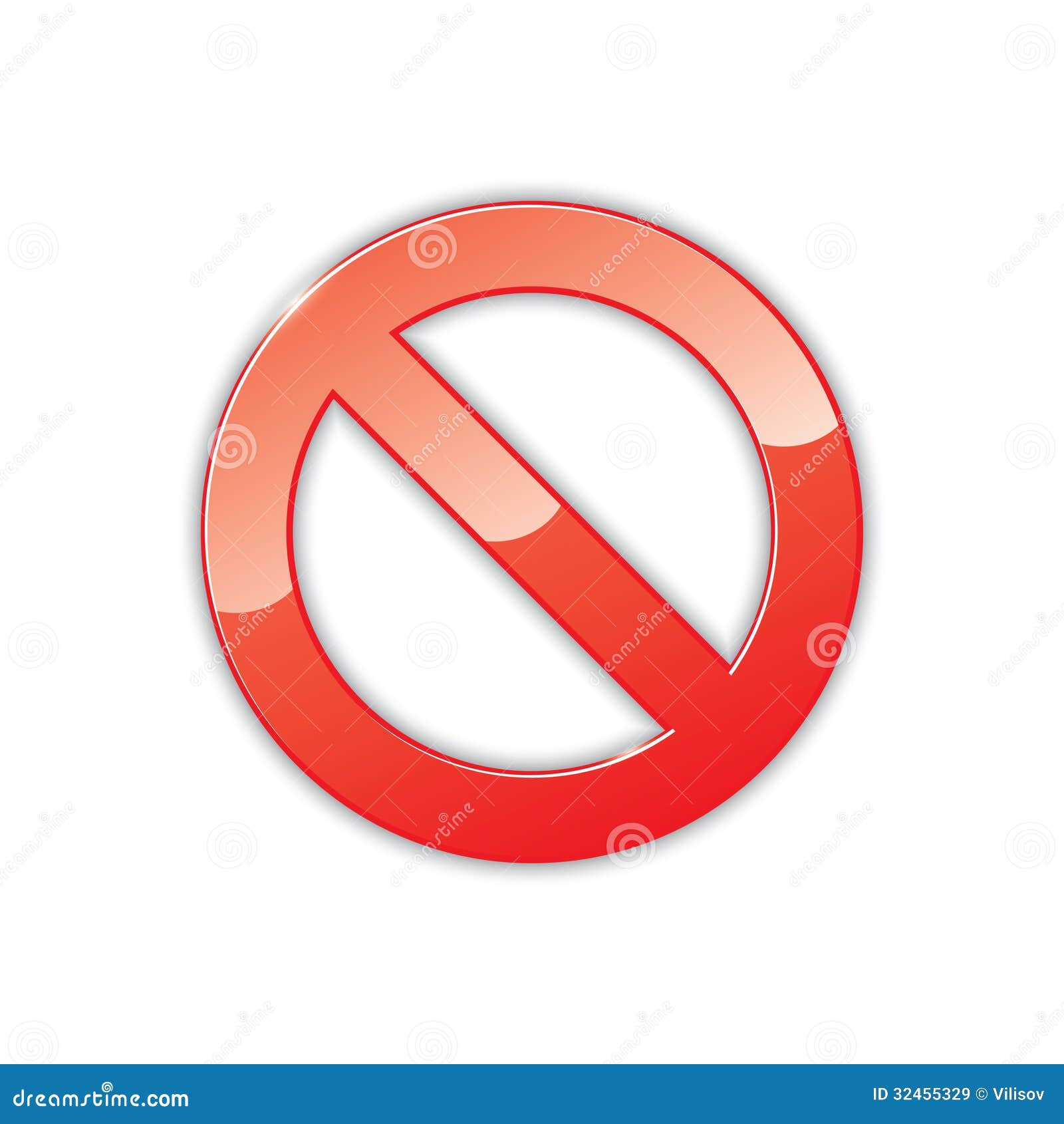 Signe d'interdiction illustration de vecteur. Illustration du ...