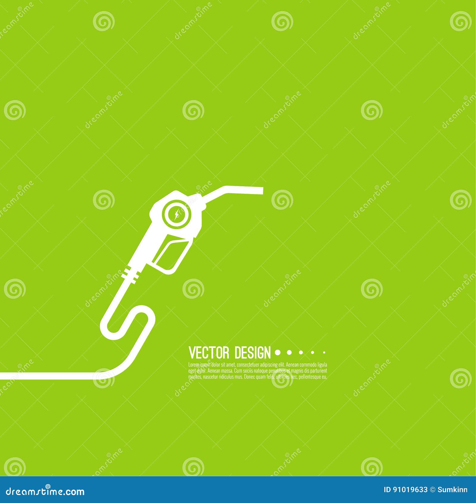 Signe De Bec De Pompe D'essence Illustration de Vecteur - Illustration ...