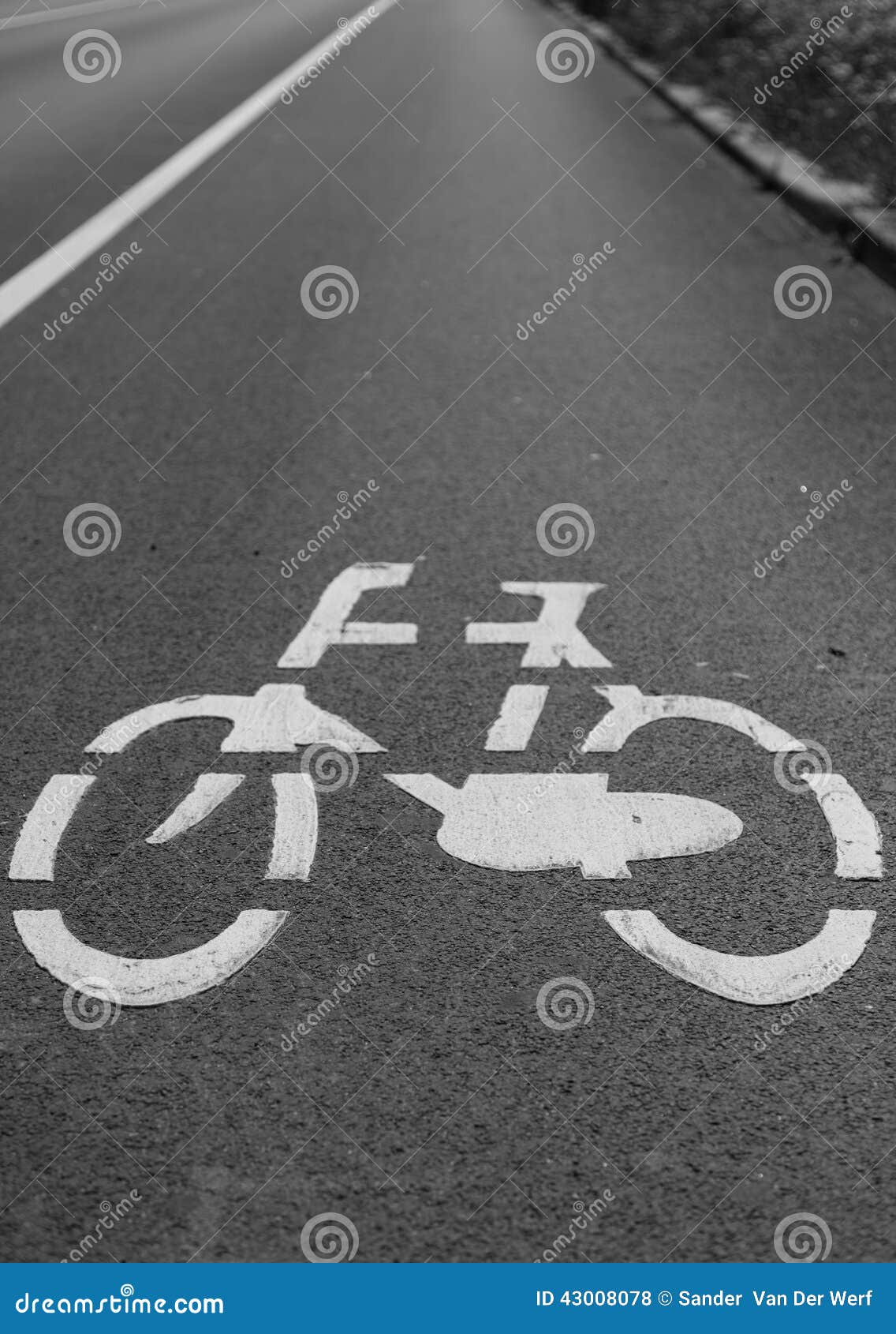 Signe de bicyclette photo stock. Image du équitation - 43008078