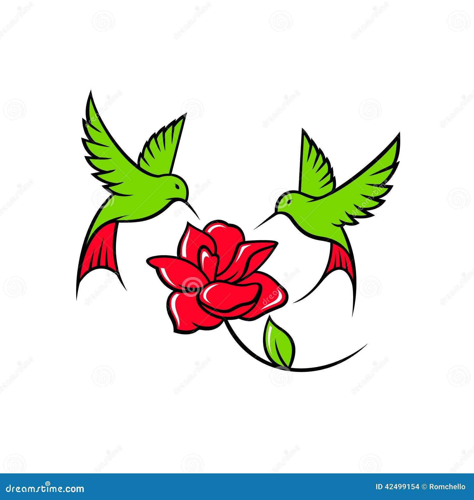 Signe de colibri illustration stock. Illustration du concept - 42499154