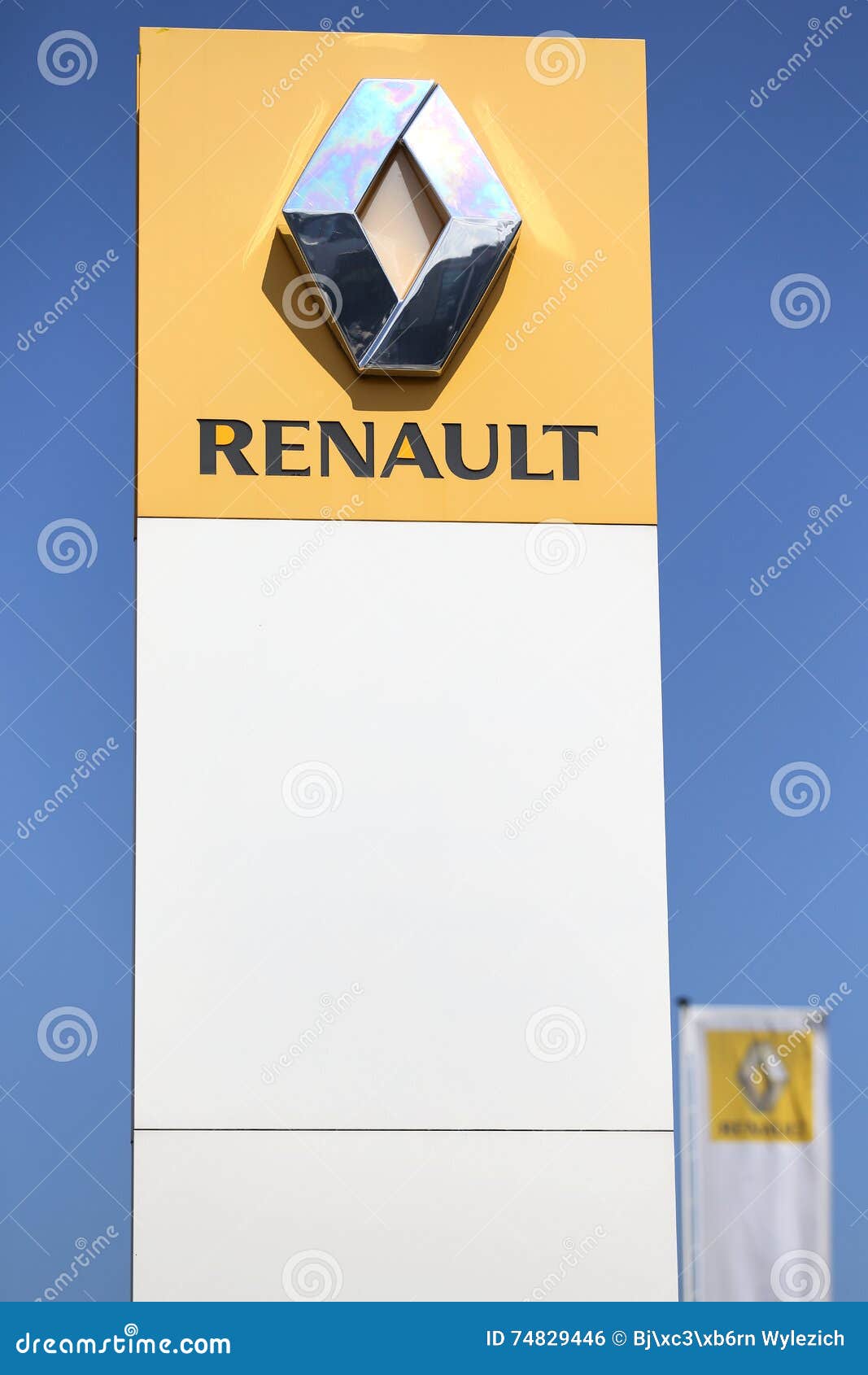 Signe De Concessionnaire De Renault Photo éditorial - Image du ...