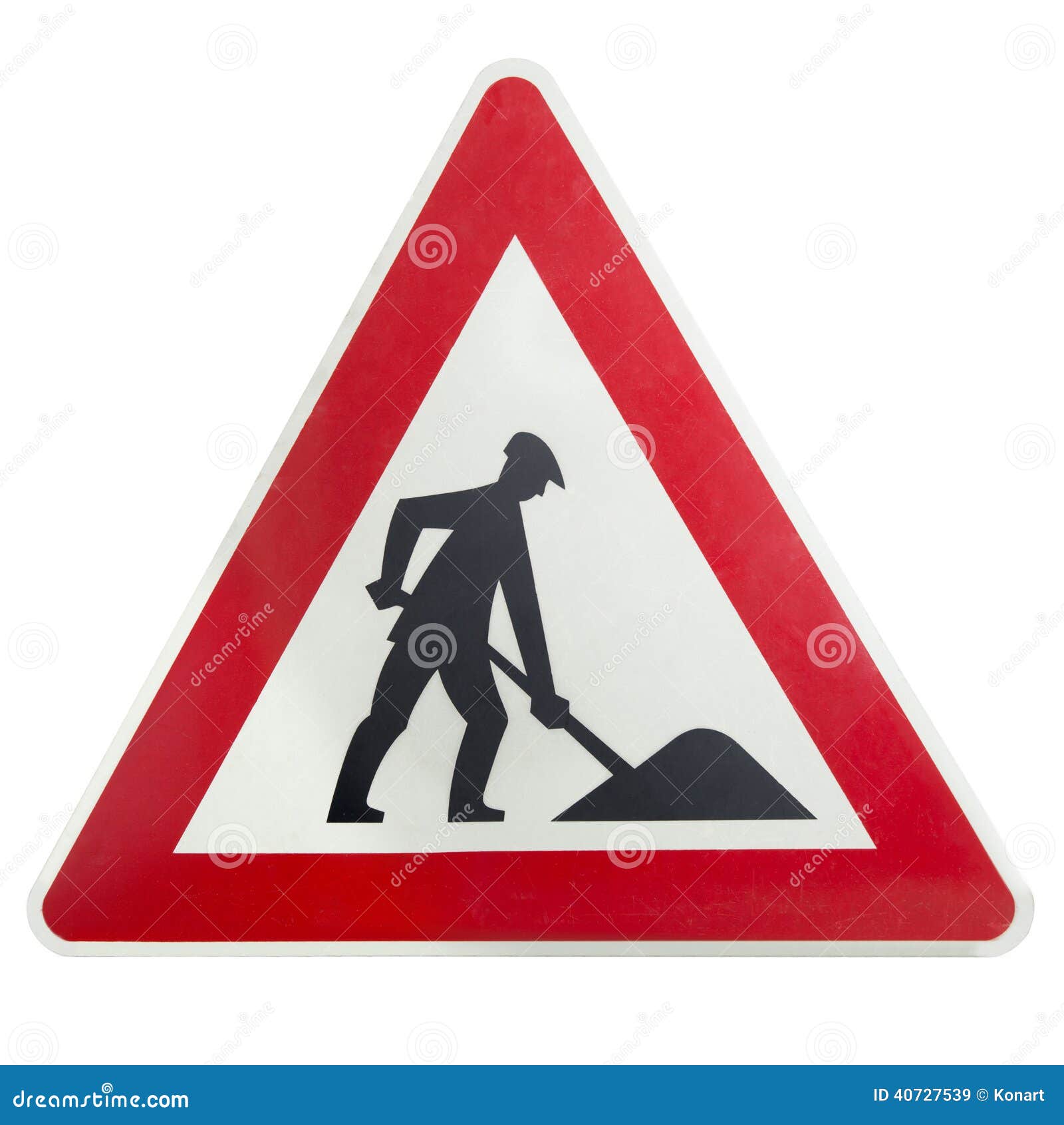 Signe de construction image stock. Image du placer, isolement - 40727539